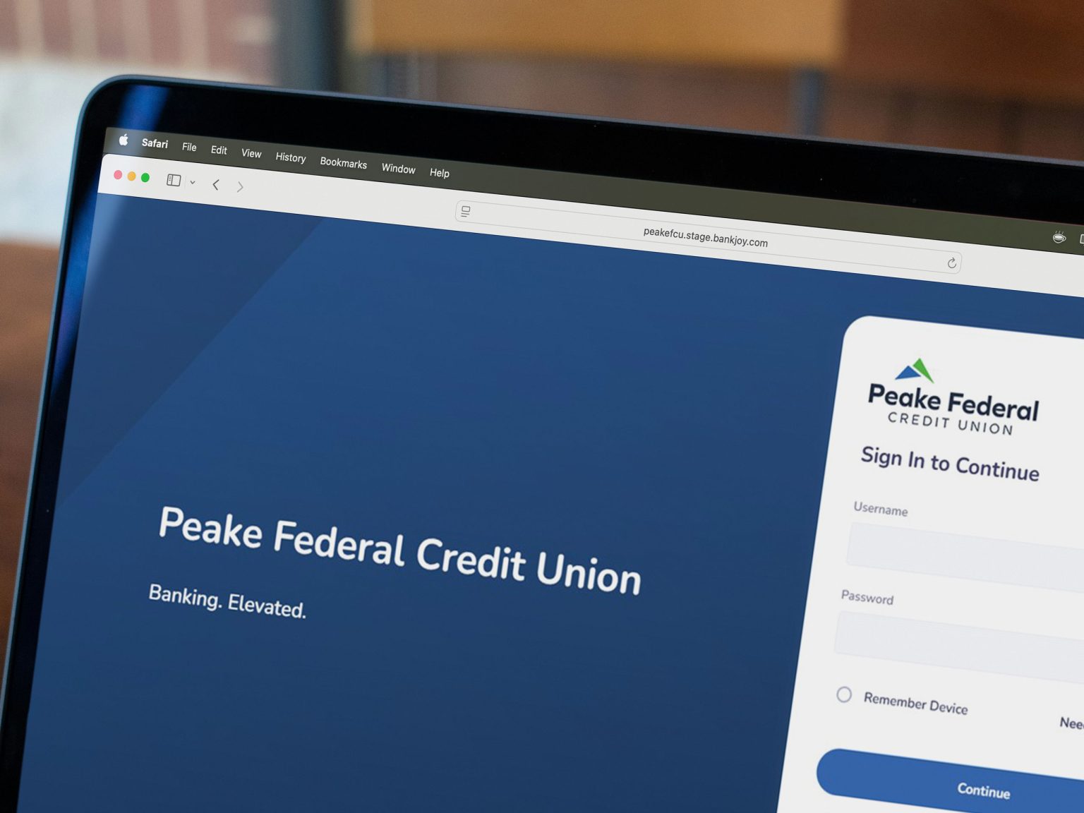 Banking. Elevated. - Peake Federal Credit Union